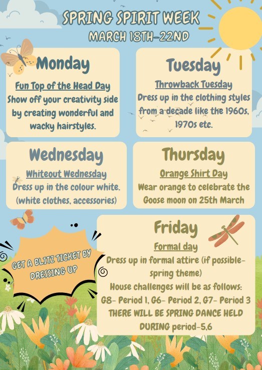 Spring Spirit Week