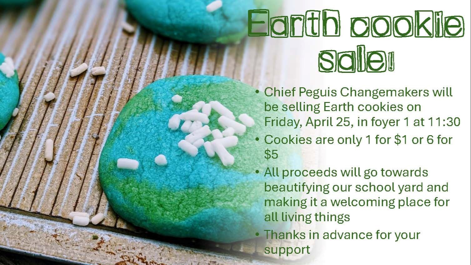 Earth Day Cookie Sale