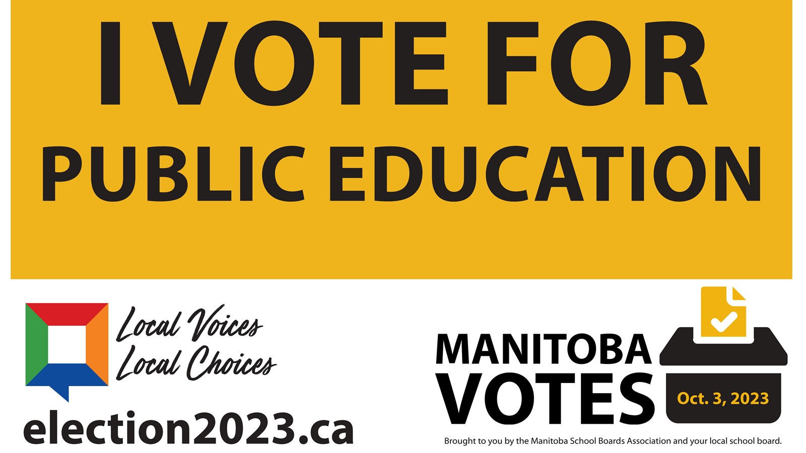 Vote for Public Education