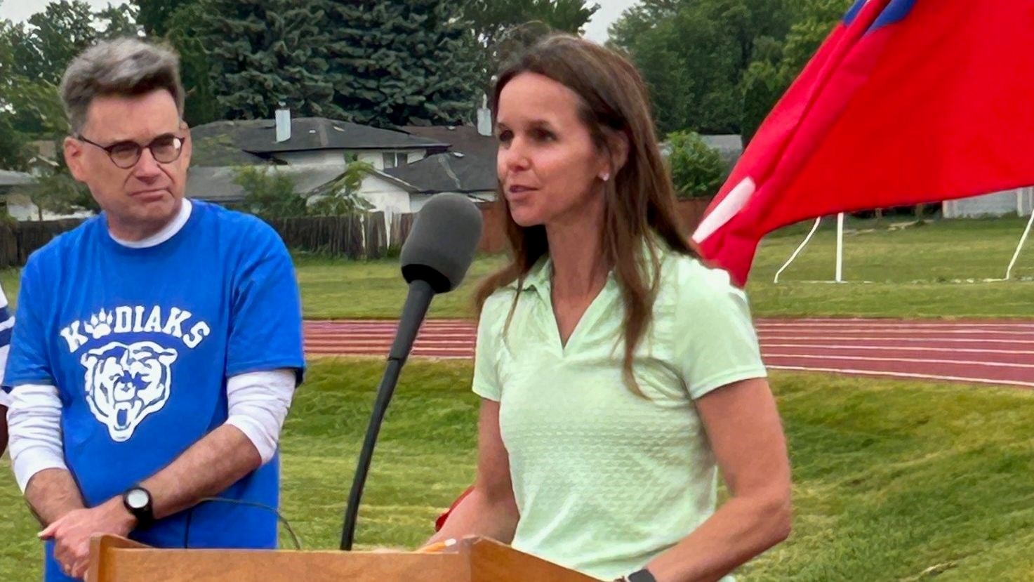 River East Collegiate Celebrates Revitalized Racetrack