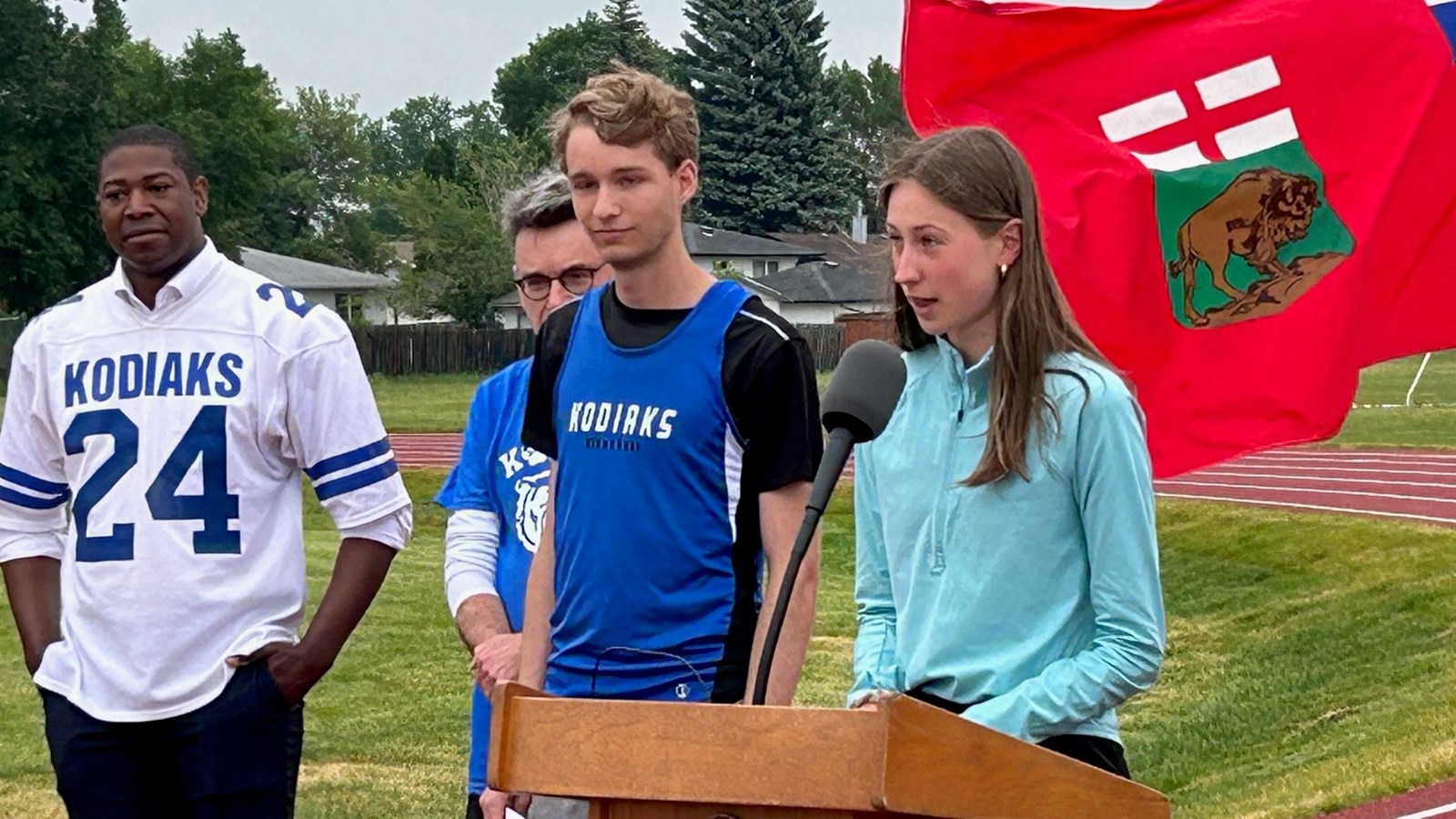 River East Collegiate Celebrates Revitalized Racetrack