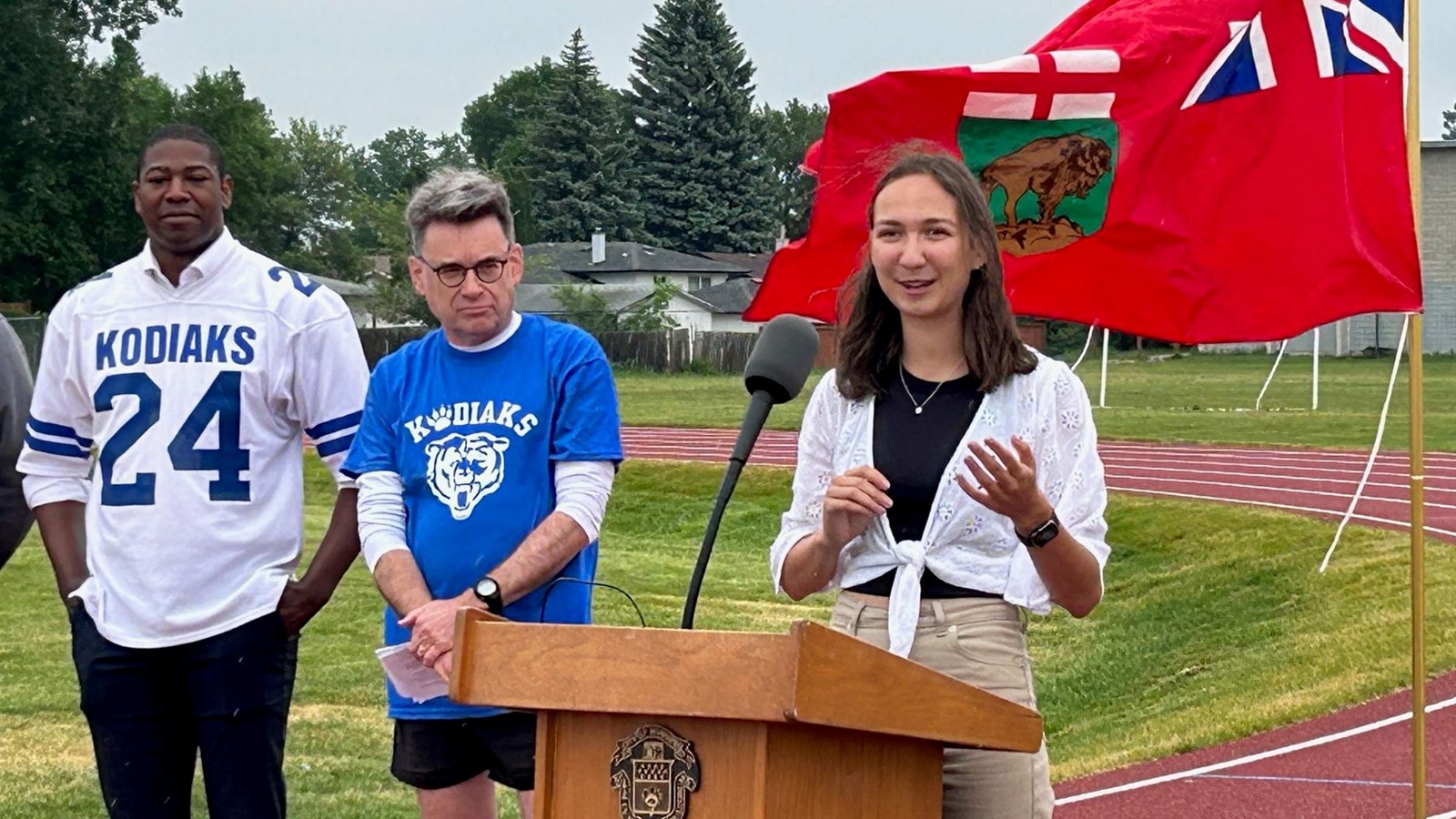 River East Collegiate Celebrates Revitalized Racetrack